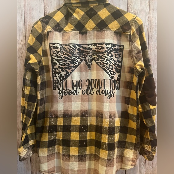 Shirts & Tops | Tell Me About The Good Ole Days Bleach Distressed ...